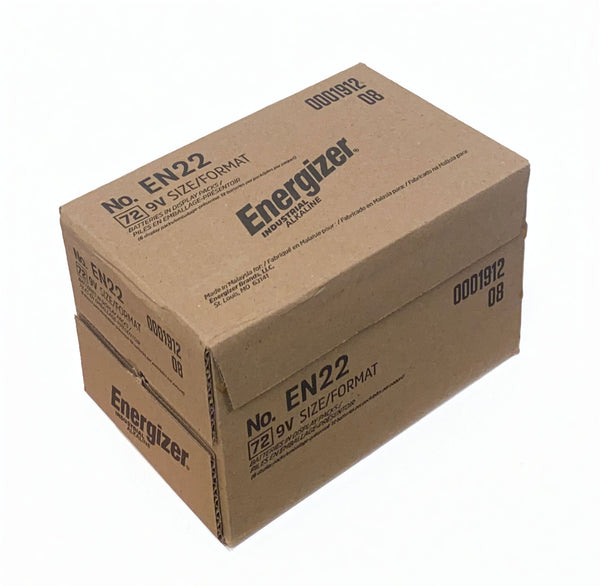 9 Volt Batteries | Alkaline | EN22 | Energizer Industrial | 72 Pack ...